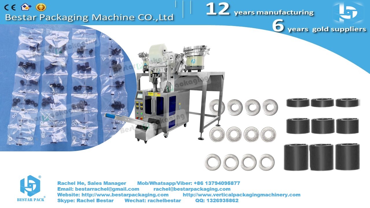 TV mounting hardware bag washers spacers linking bag counting packaging machine