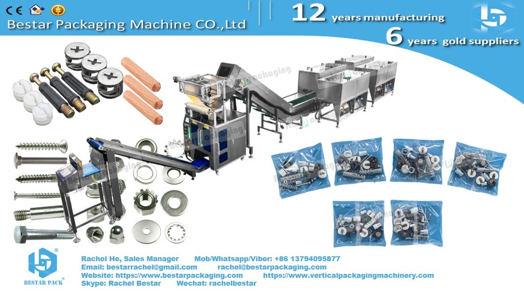 Furniture fittings hardware counting mixing packing machine with 12 ...